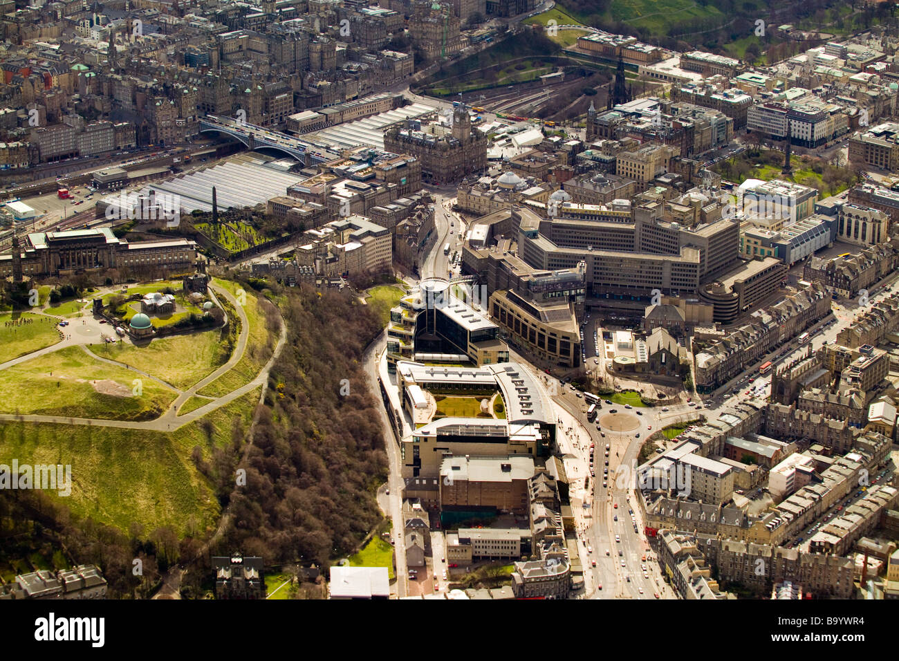 Edinburgh New Town Aerial High Resolution Stock Photography and Images ...