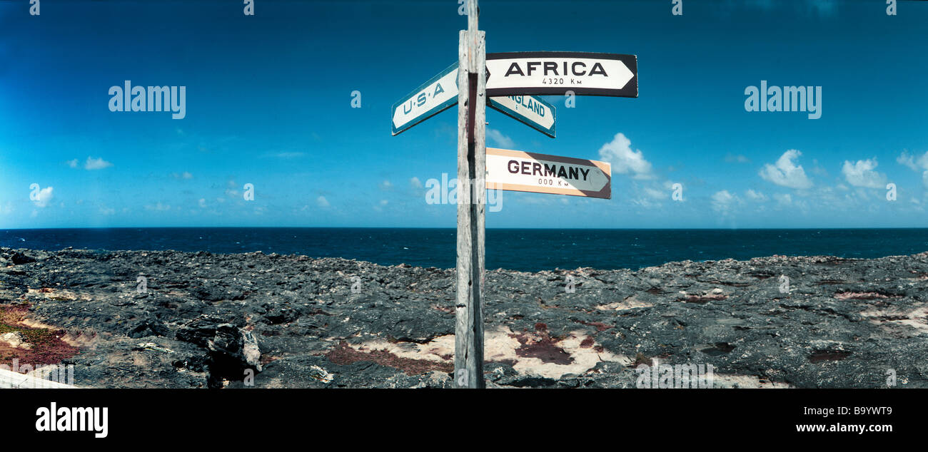 Barbados road sign hi-res stock photography and images - Alamy