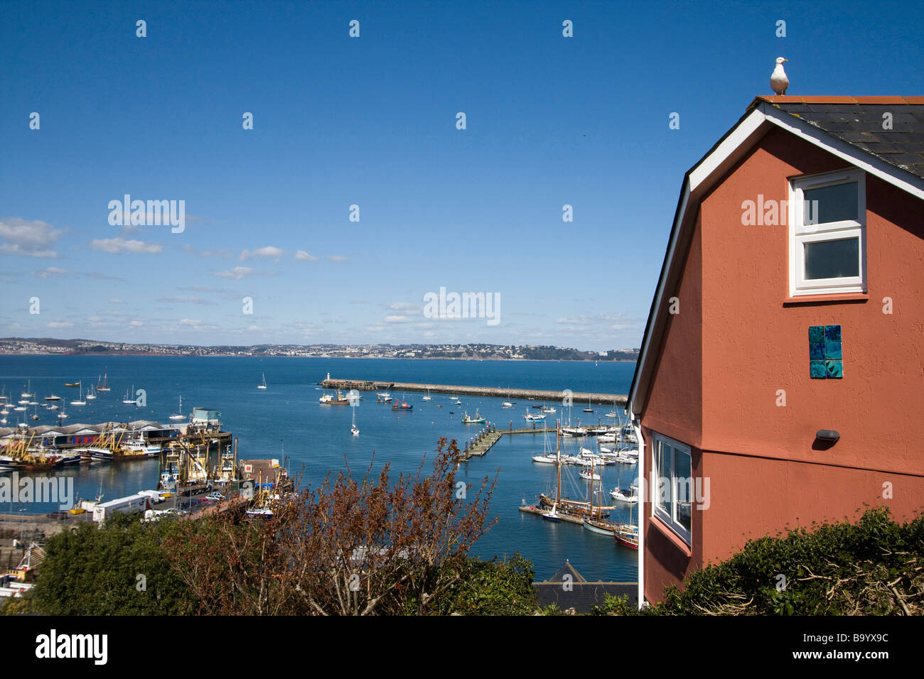 Brixham town centre hi-res stock photography and images - Alamy