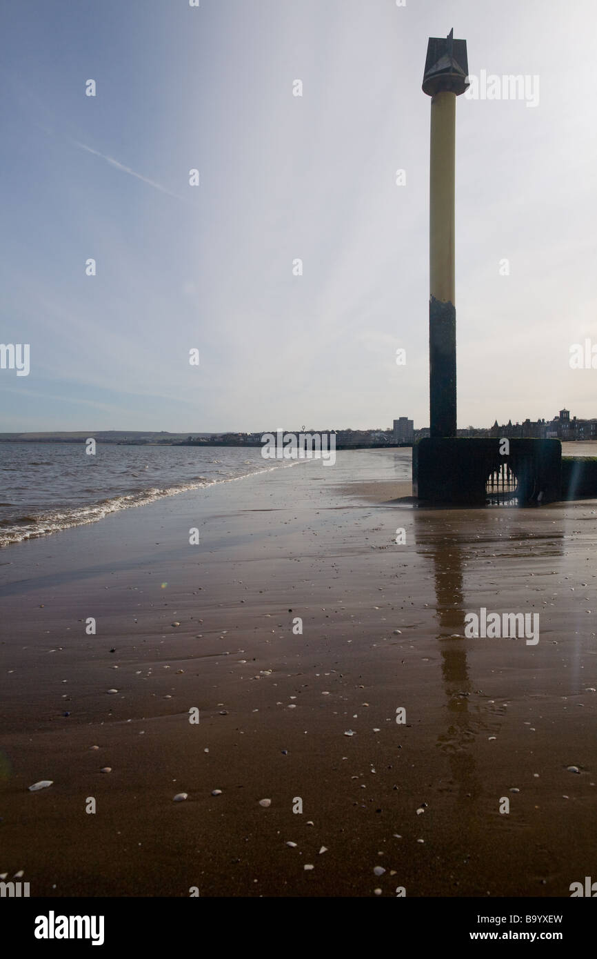 Sewage Outlet on Joppa Beach Stock Photo - Alamy
