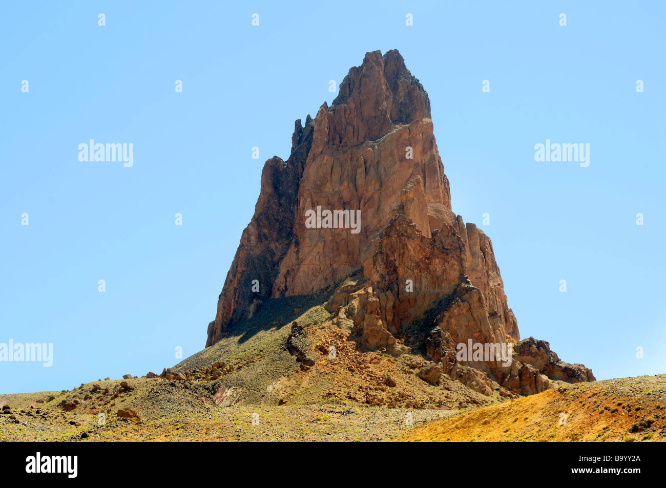El Capitan Butte in Monument Valley, Navajo Tribal Lands, Utah U.S.A ...