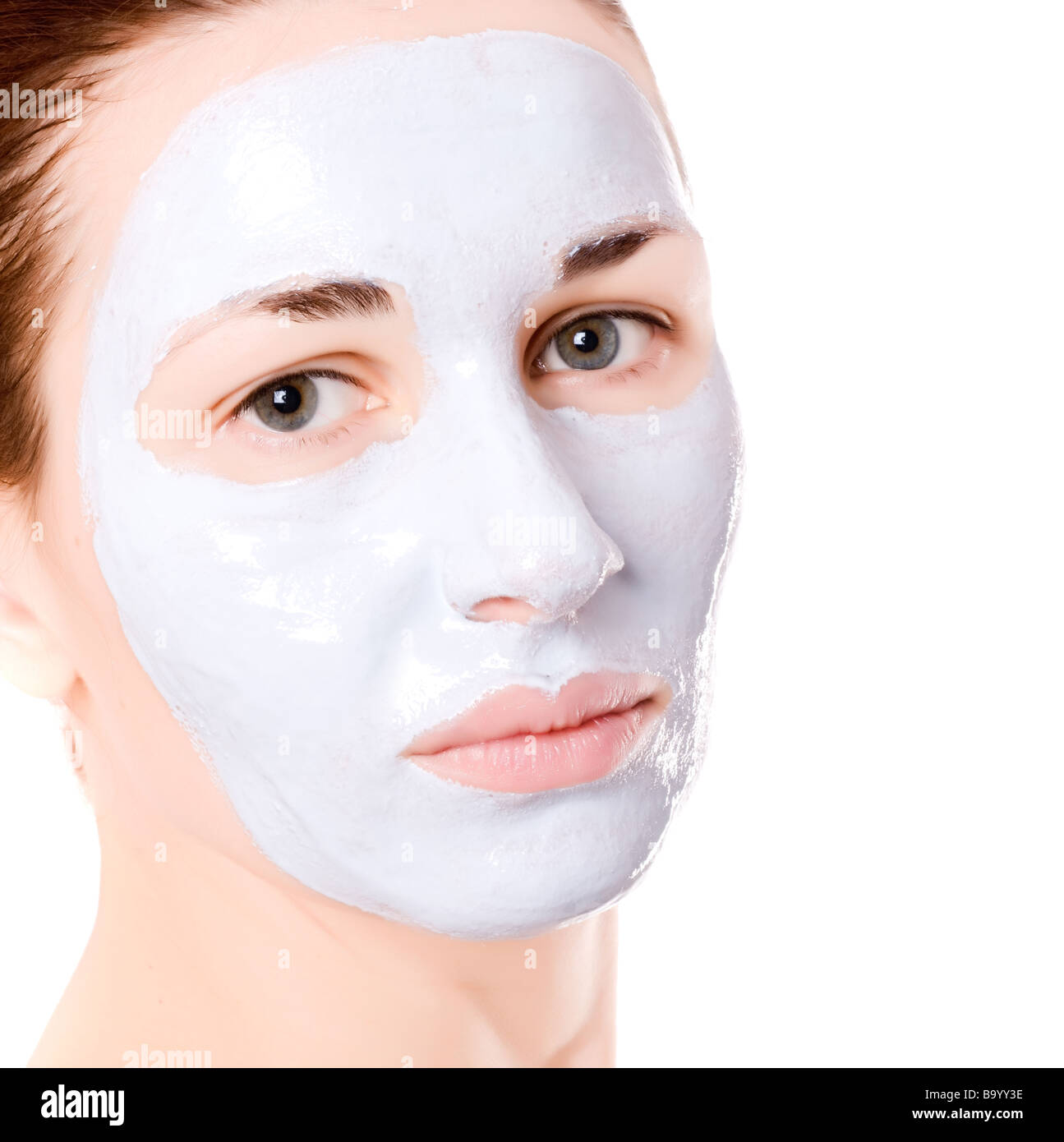 Masked Beauty facial treatment Stock Photo - Alamy
