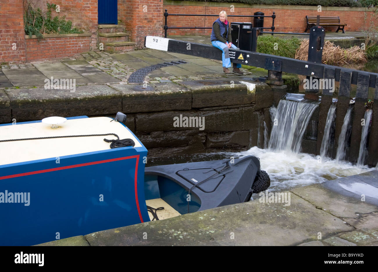 Narrow canal lock hi-res stock photography and images - Alamy