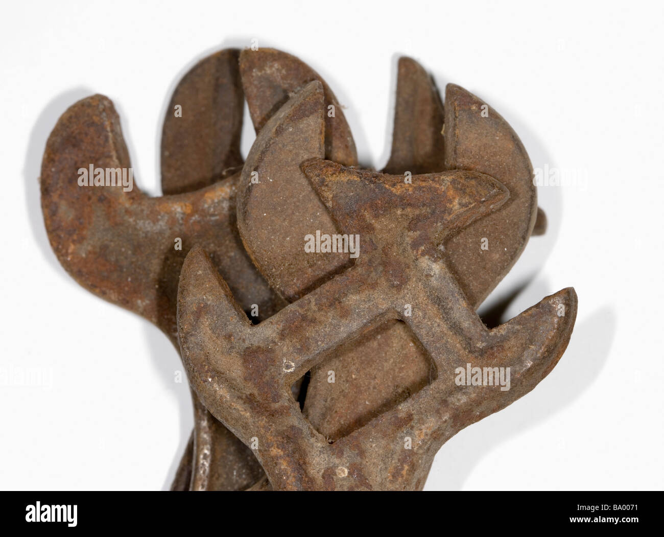 Three rusty wrenches stacked Stock Photo - Alamy