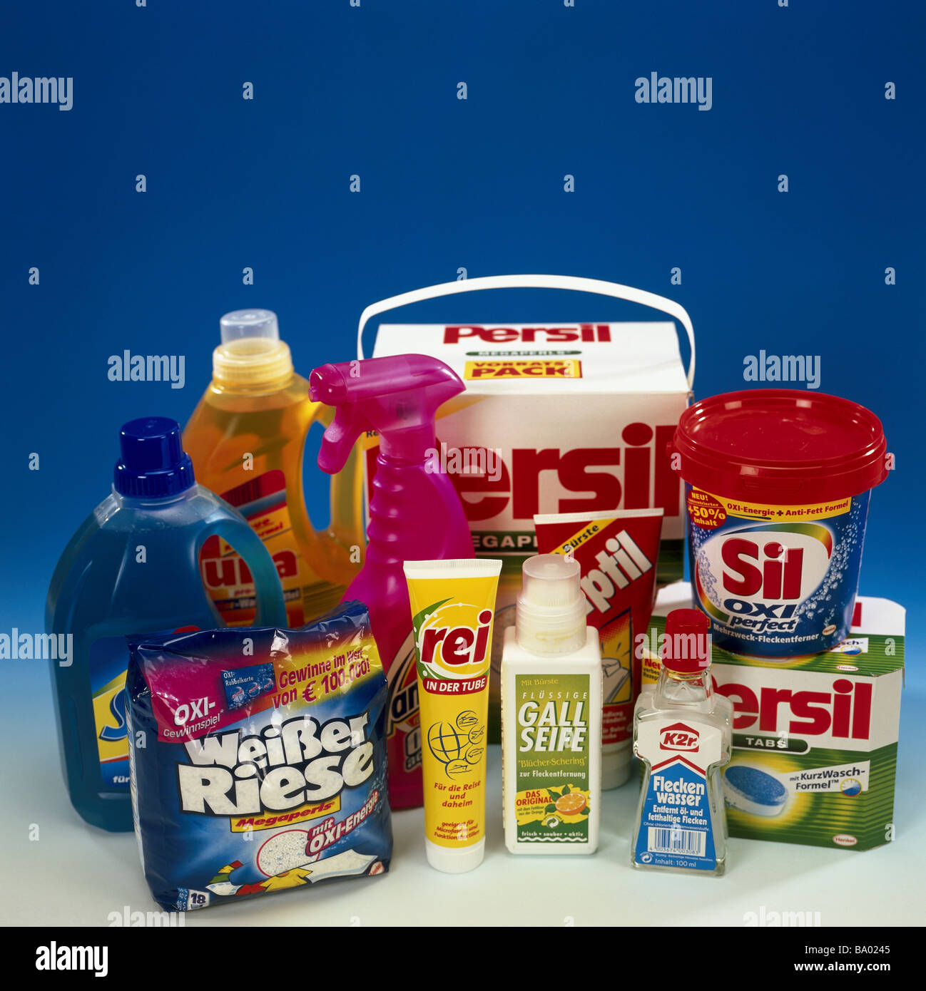 Variety of washing powder hi-res stock photography and images - Alamy