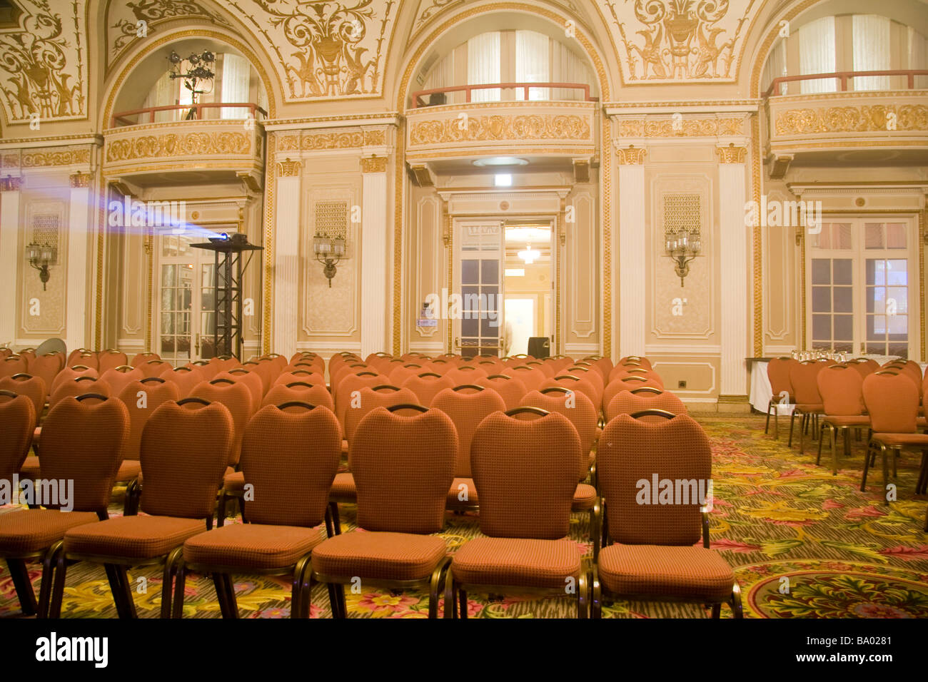 Open Seating at an Auditorium Corporate Event Stock Photo - Alamy