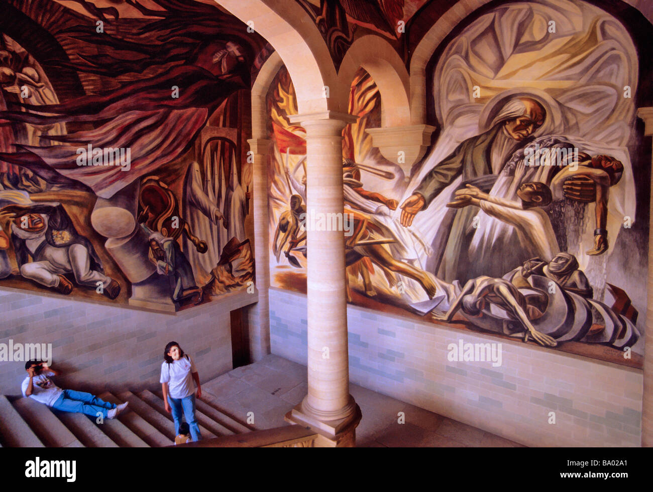 Miguel Hidalgo in ‘Abolition of Slavery’ mural by José Chávez Morado ...