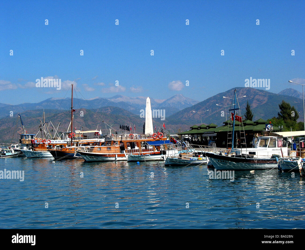 Fethiye Harbour, Turkey Stock Photo - Alamy