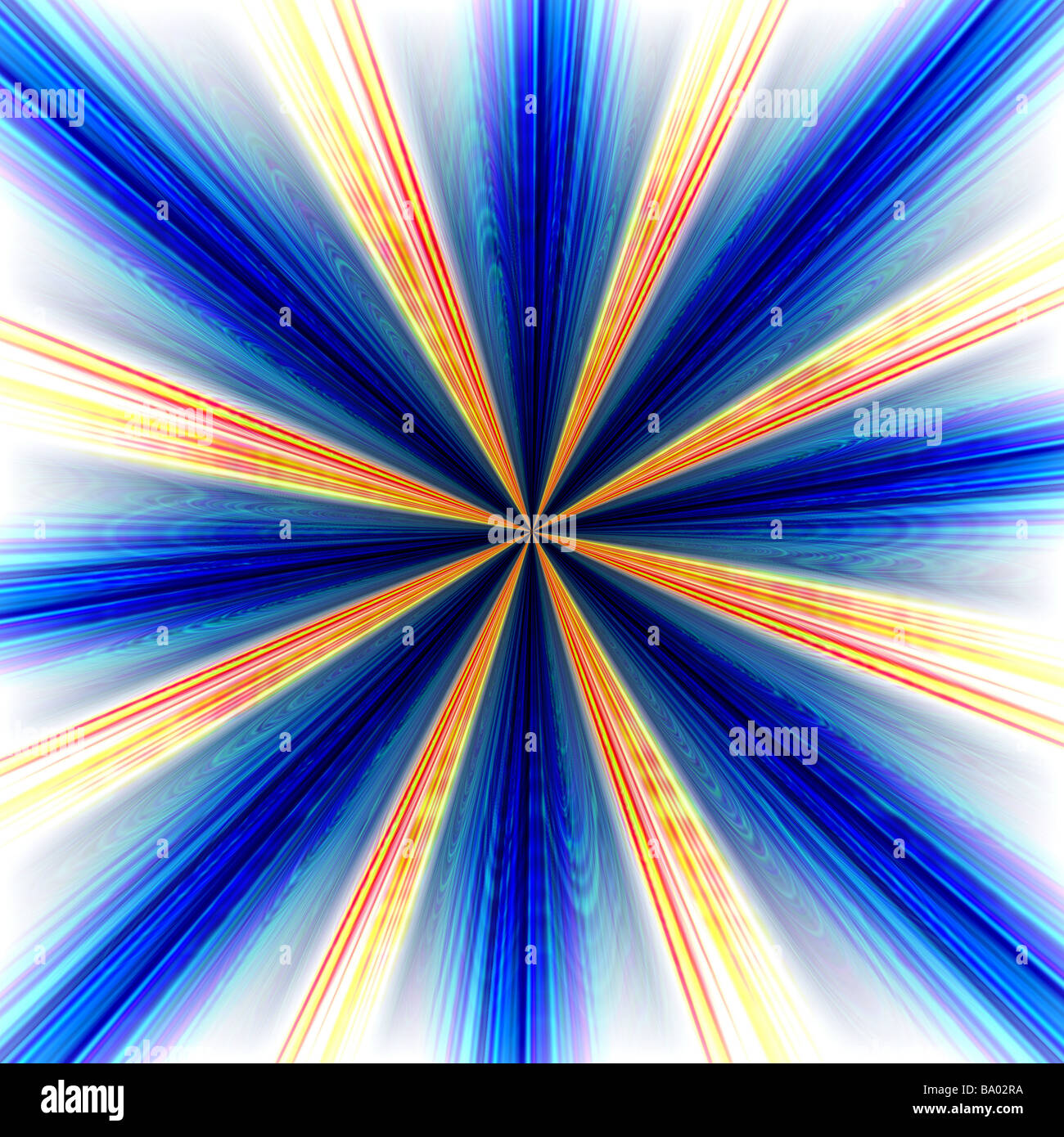 Radial zoom burst of energy abstract background illustration Stock ...