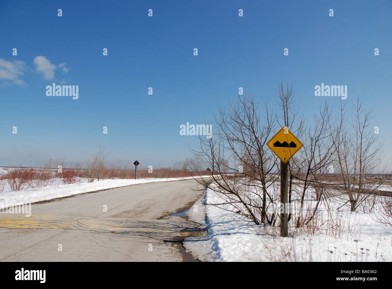 Remote area warning sign hi-res stock photography and images - Alamy
