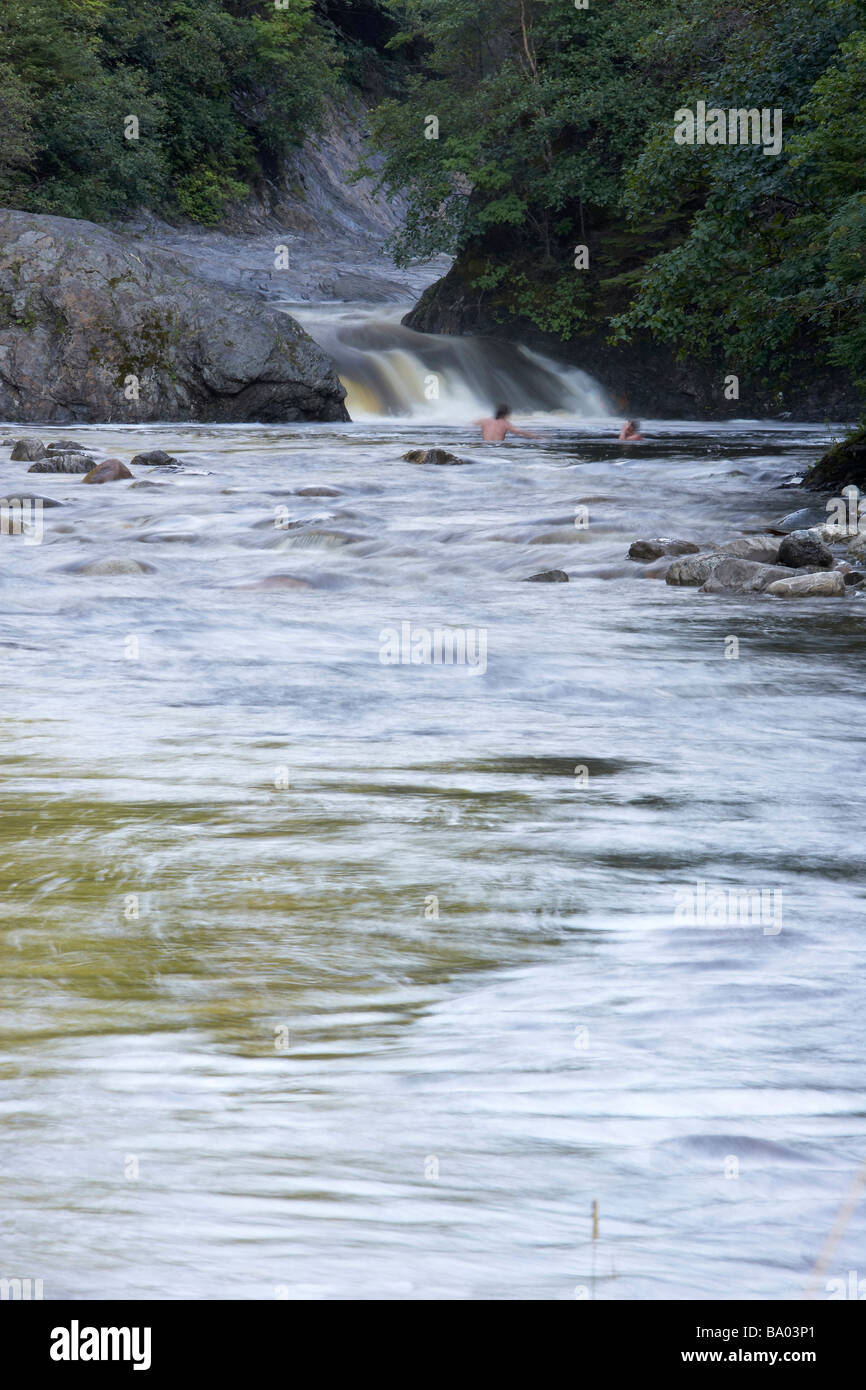 river and falls in Newfoundland Stock Photo - Alamy