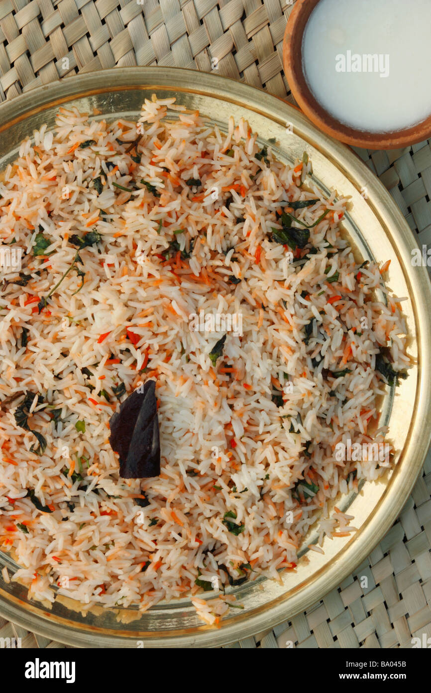 Biryani is an Indian rice dish made with rice and spices, usually its a ...
