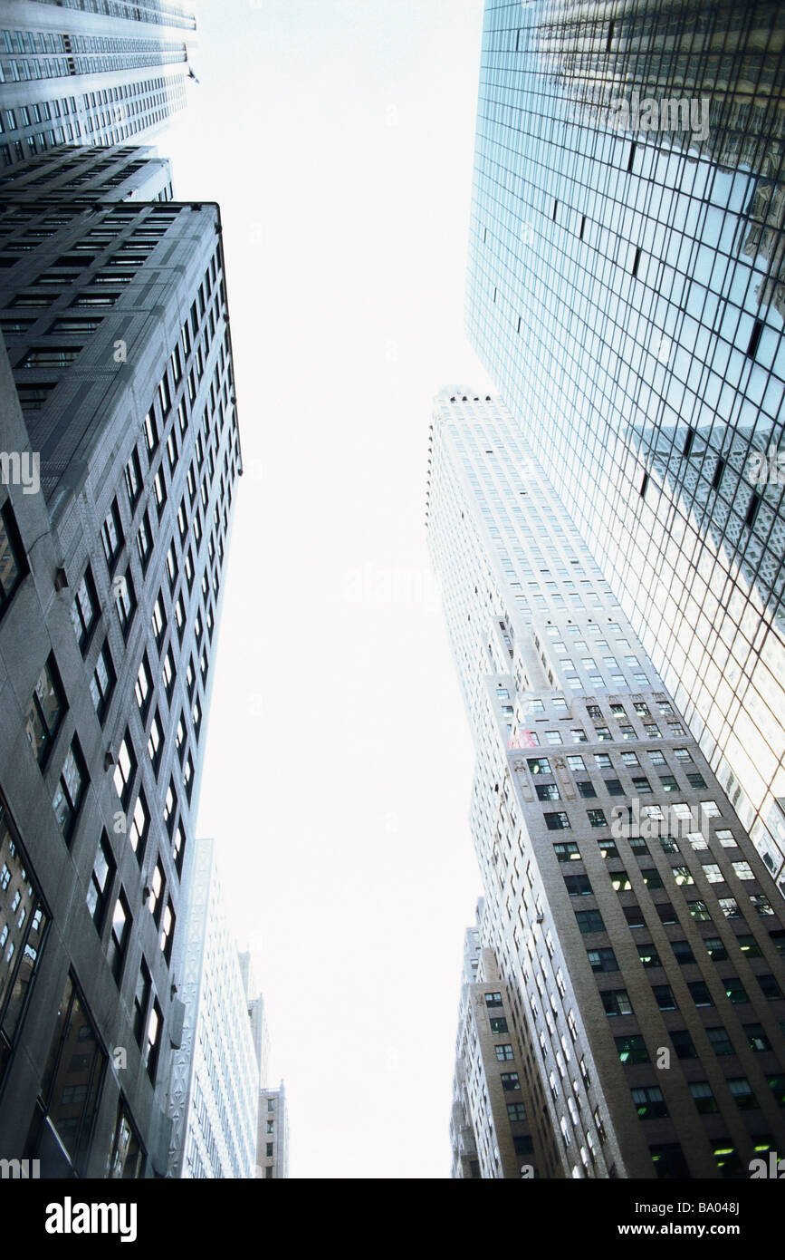 High rise buildings, low angle view Stock Photo - Alamy