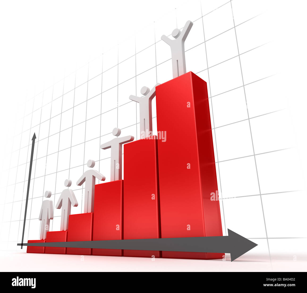 Graph 3d Cut Out Stock Images & Pictures - Alamy