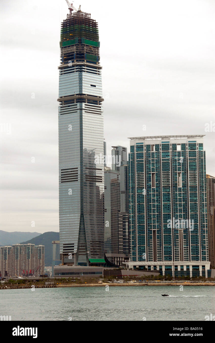 tower in construction, Kowloon, Hong Kong, China Stock Photo - Alamy