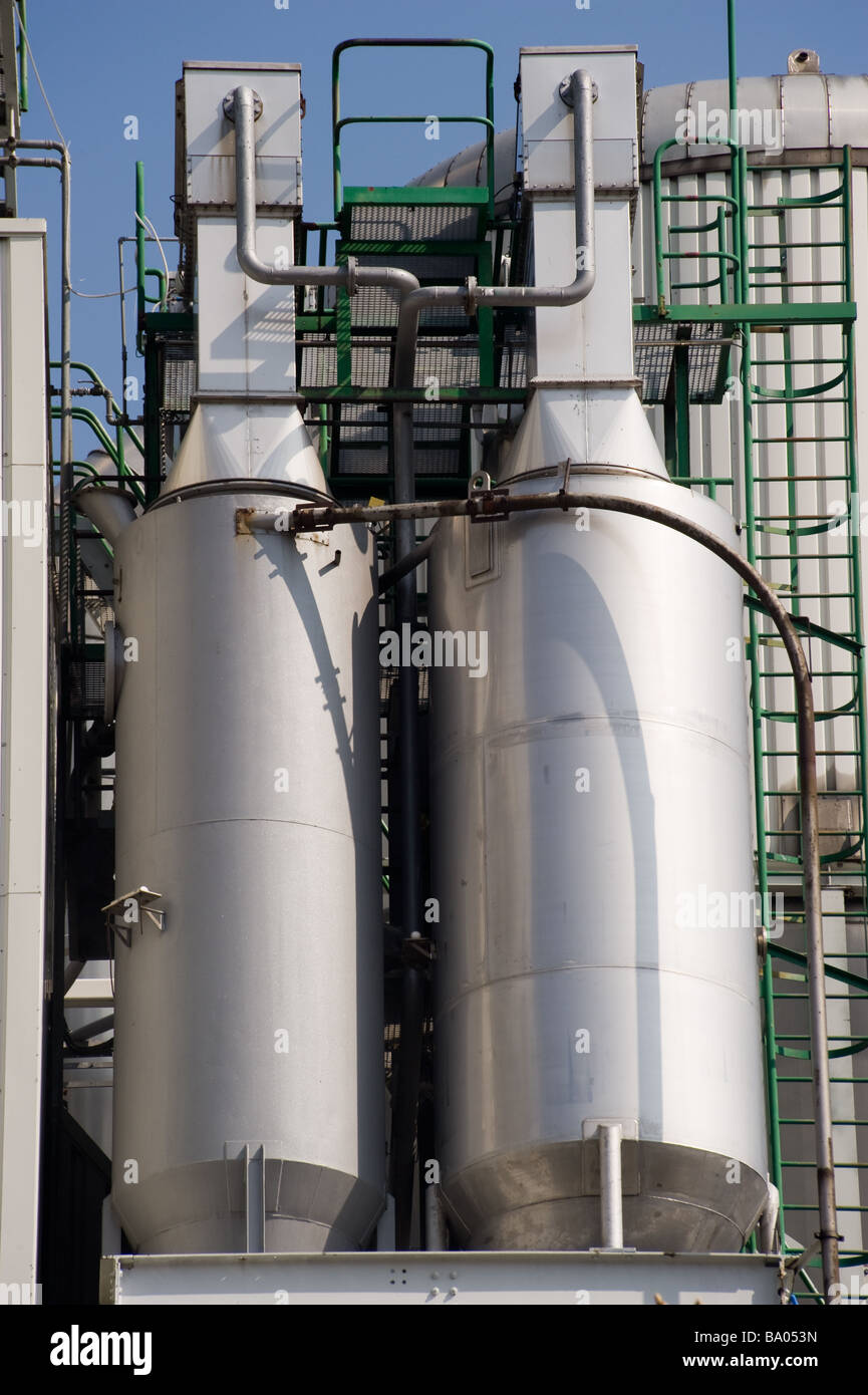 Detail of a large factory Stock Photo - Alamy