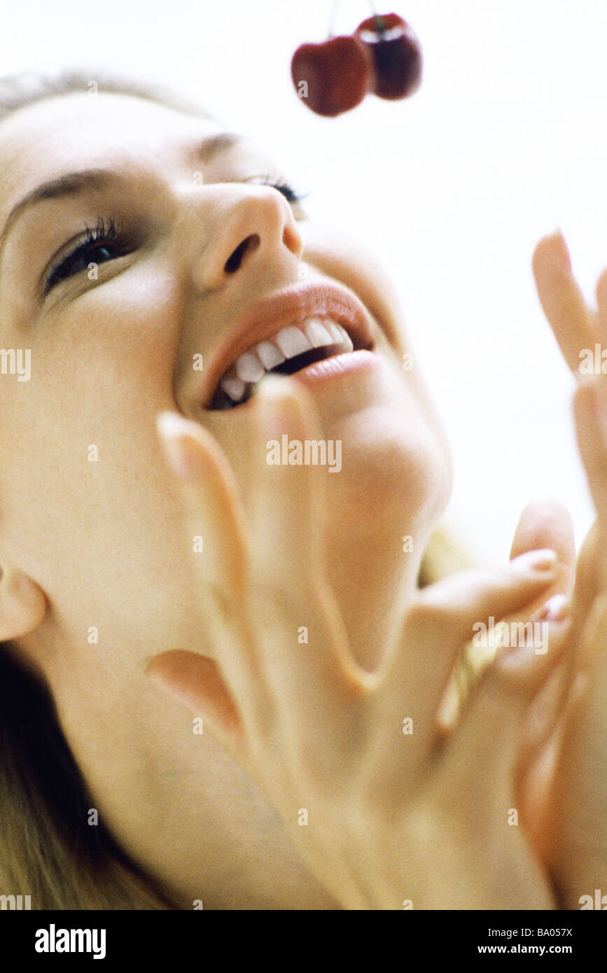 Dangling cherries hi-res stock photography and images - Alamy