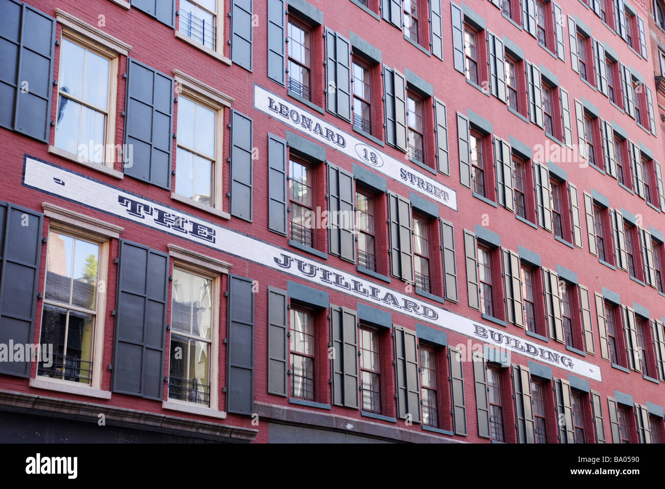 Building exterior of a factory building Tribeca Manhattan New York City ...