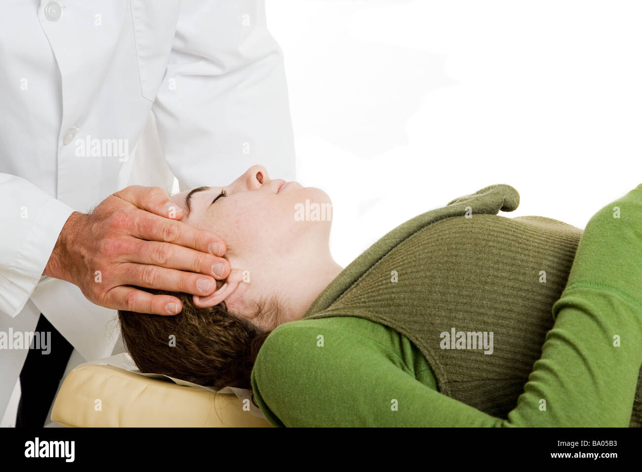 Cervical spine manipulation hi-res stock photography and images - Alamy