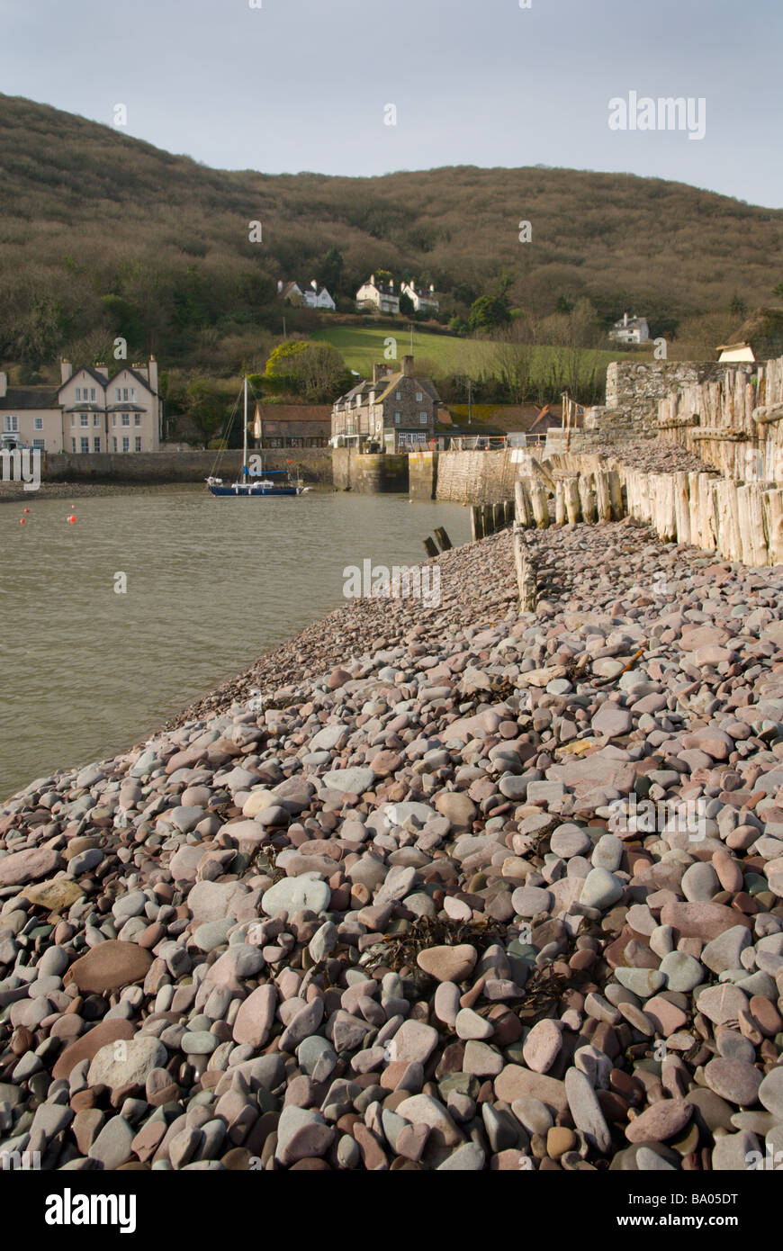 Porlock Weir Harbour Stock Photo - Alamy
