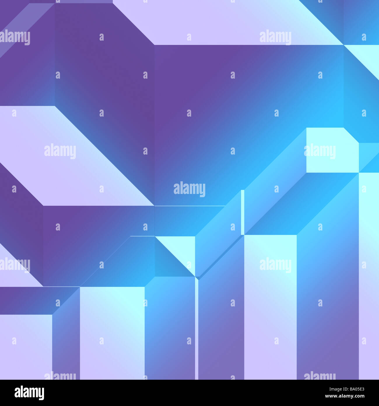 Smooth angular 3d geometric abstract graphic design background Stock ...