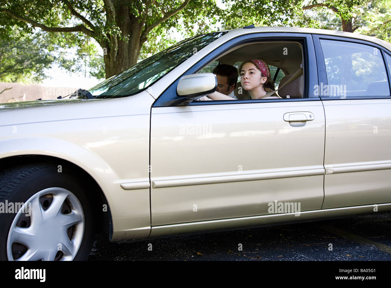 teen girl learning to drive Stock Photo - Alamy