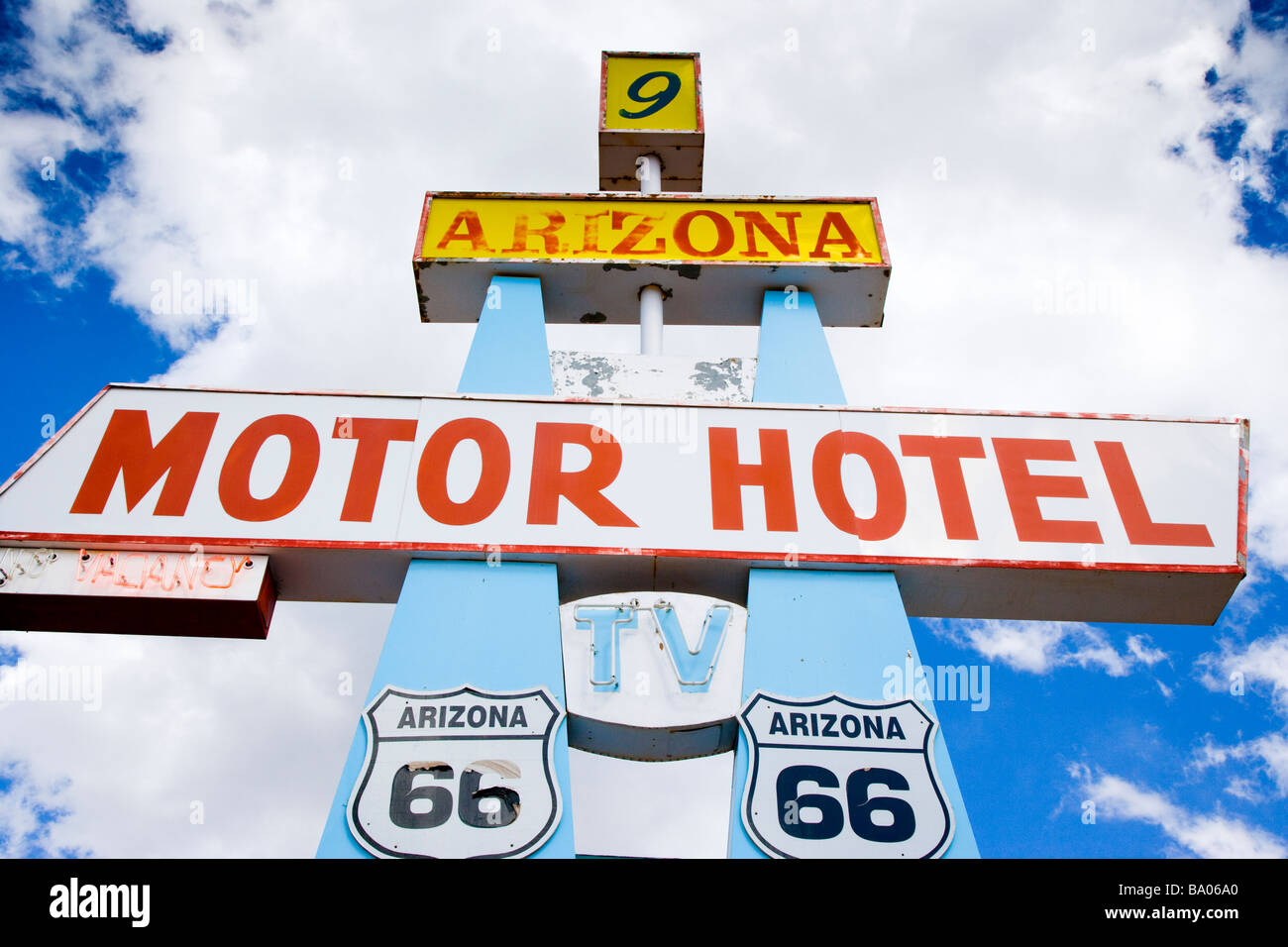Old Motor Hotel Route 66 at Williams Arizona USA Stock Photo - Alamy