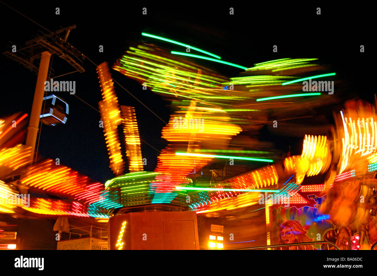Carnival scenes at the Texas State fair Stock Photo - Alamy