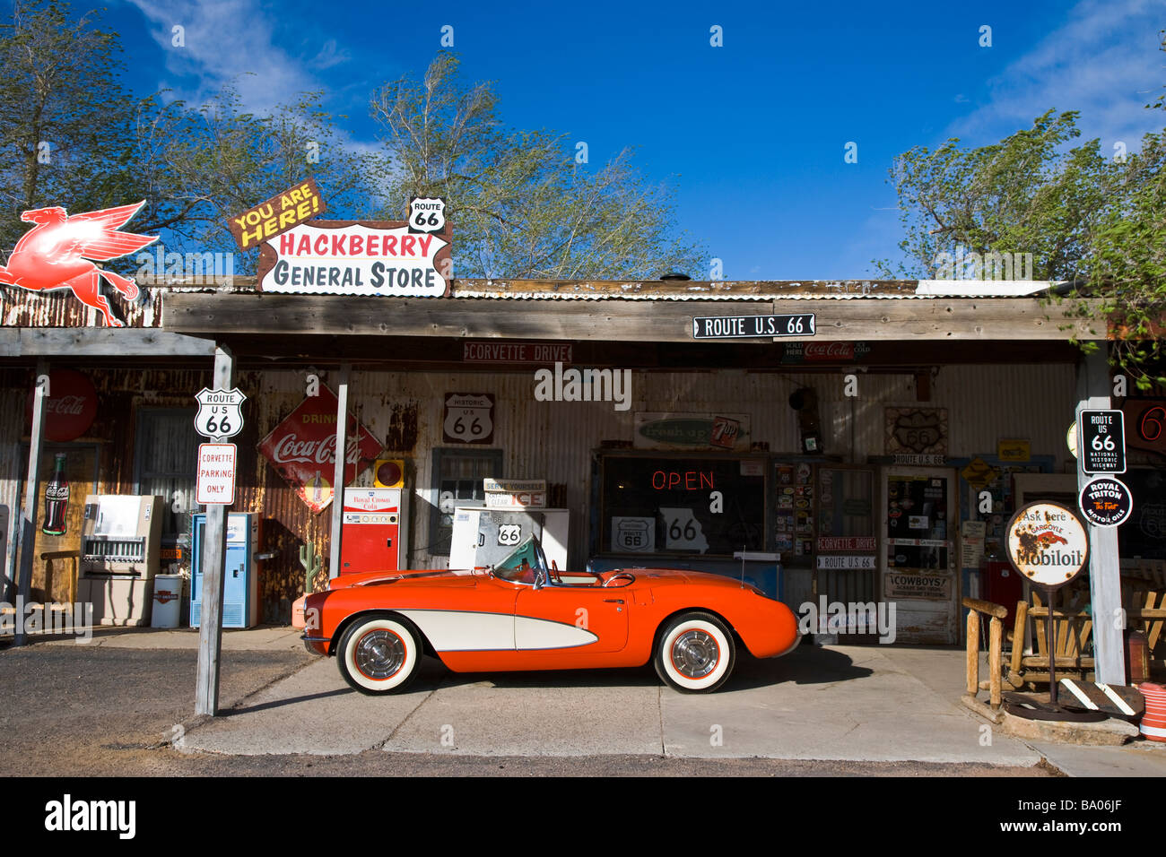 Hackberry General Store and gas station Route 66 Arizona USA Stock ...