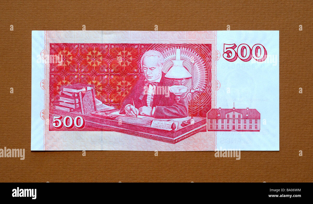 500 kroner note hi-res stock photography and images - Alamy