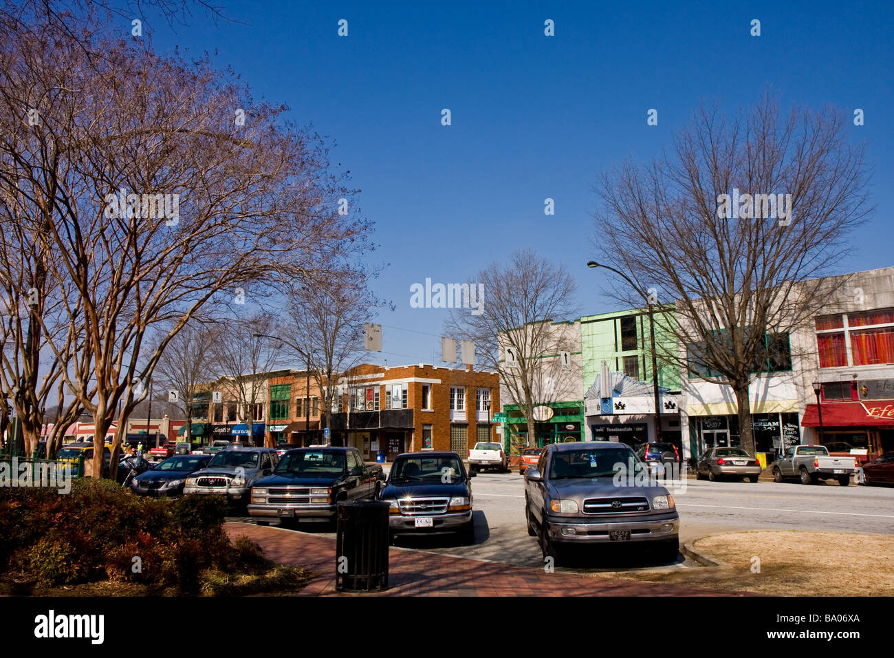 A small town American town Stock Photo - Alamy