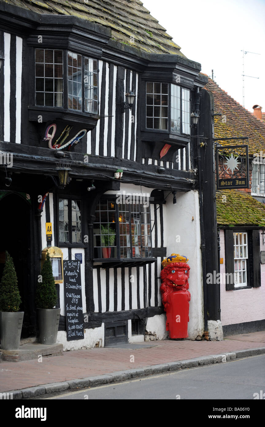 Dating from 1345 the Star Inn in the centre of Alfriston is one of ...