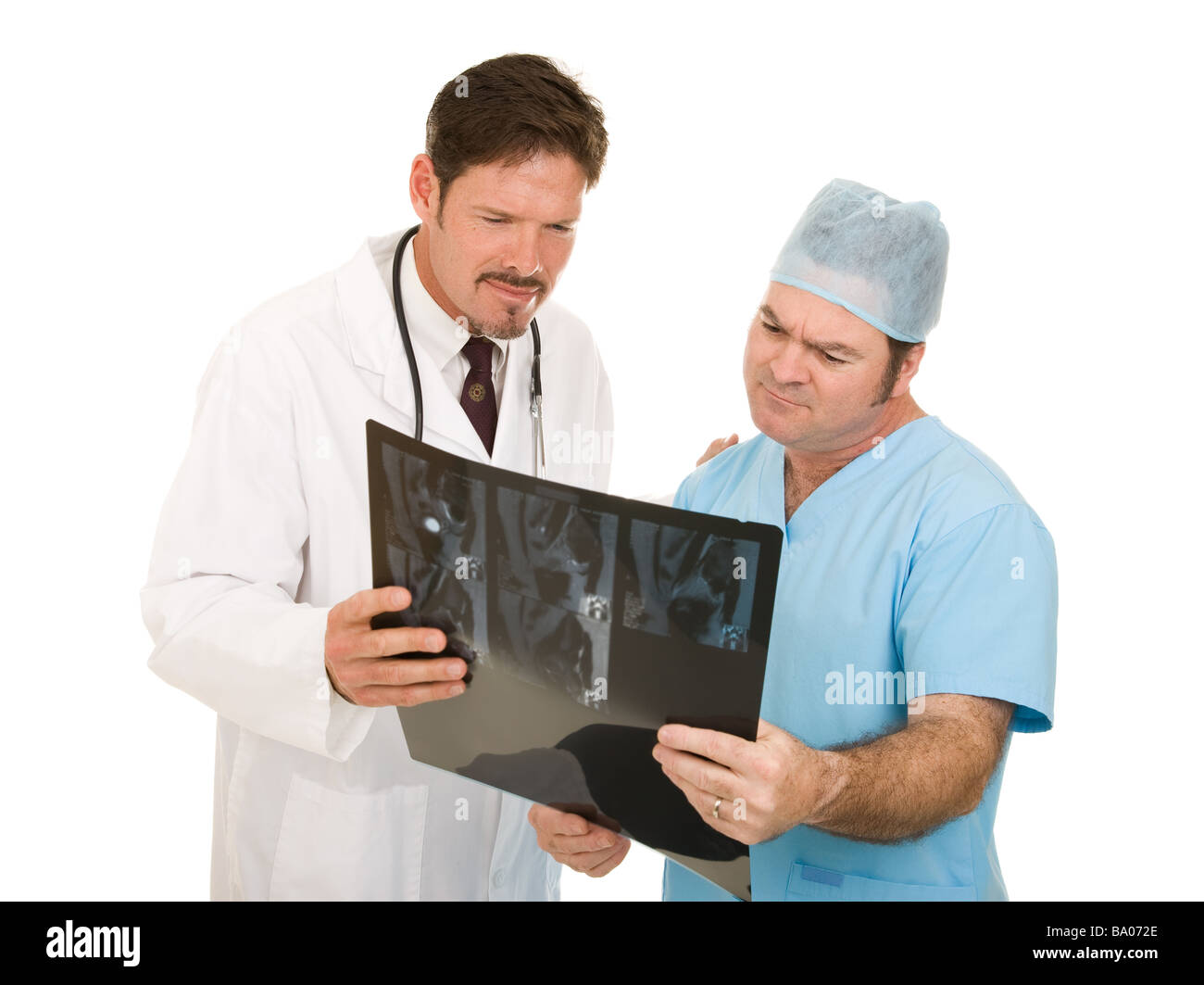 Professional male nurse reviewing patient hi-res stock photography and ...