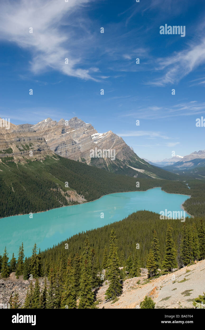 Peyto Lake, Banff National Park, Alberta, Canada Stock Photo - Alamy