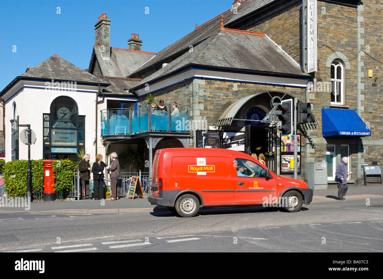 Royal Mail van & Zeffirelli's Cinema and restaurant, Compston Road ...