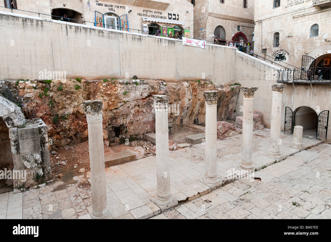 The Cardo in the Old City, Jerusalem, Israel Stock Photo - Alamy