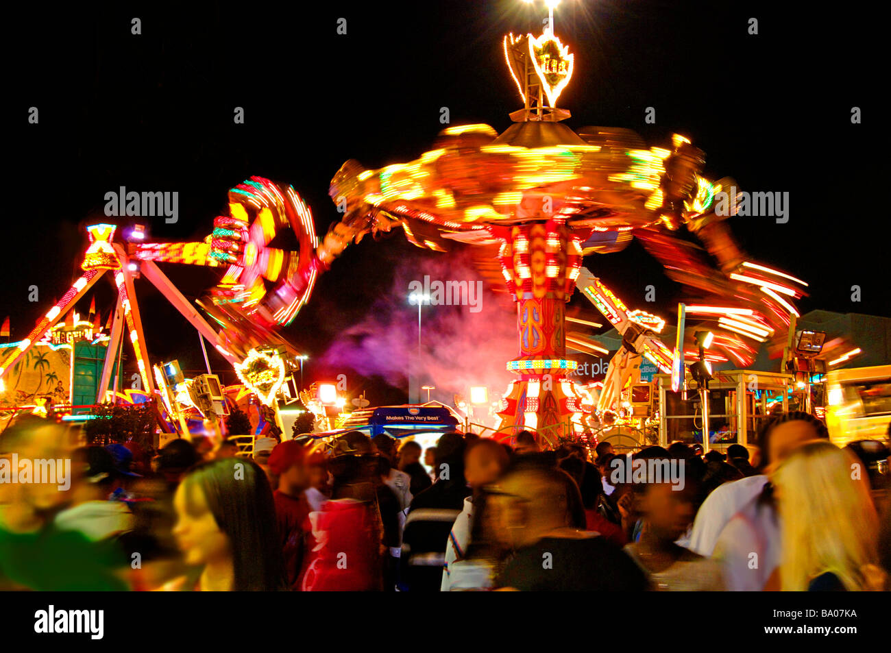 Carnival scenes at the Texas State fair Stock Photo - Alamy
