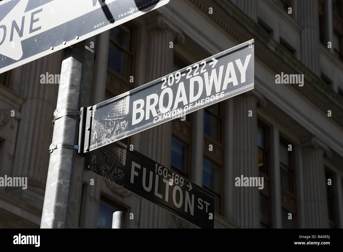 Broadway sign Manhattan New York City New York USA Stock Photo - Alamy