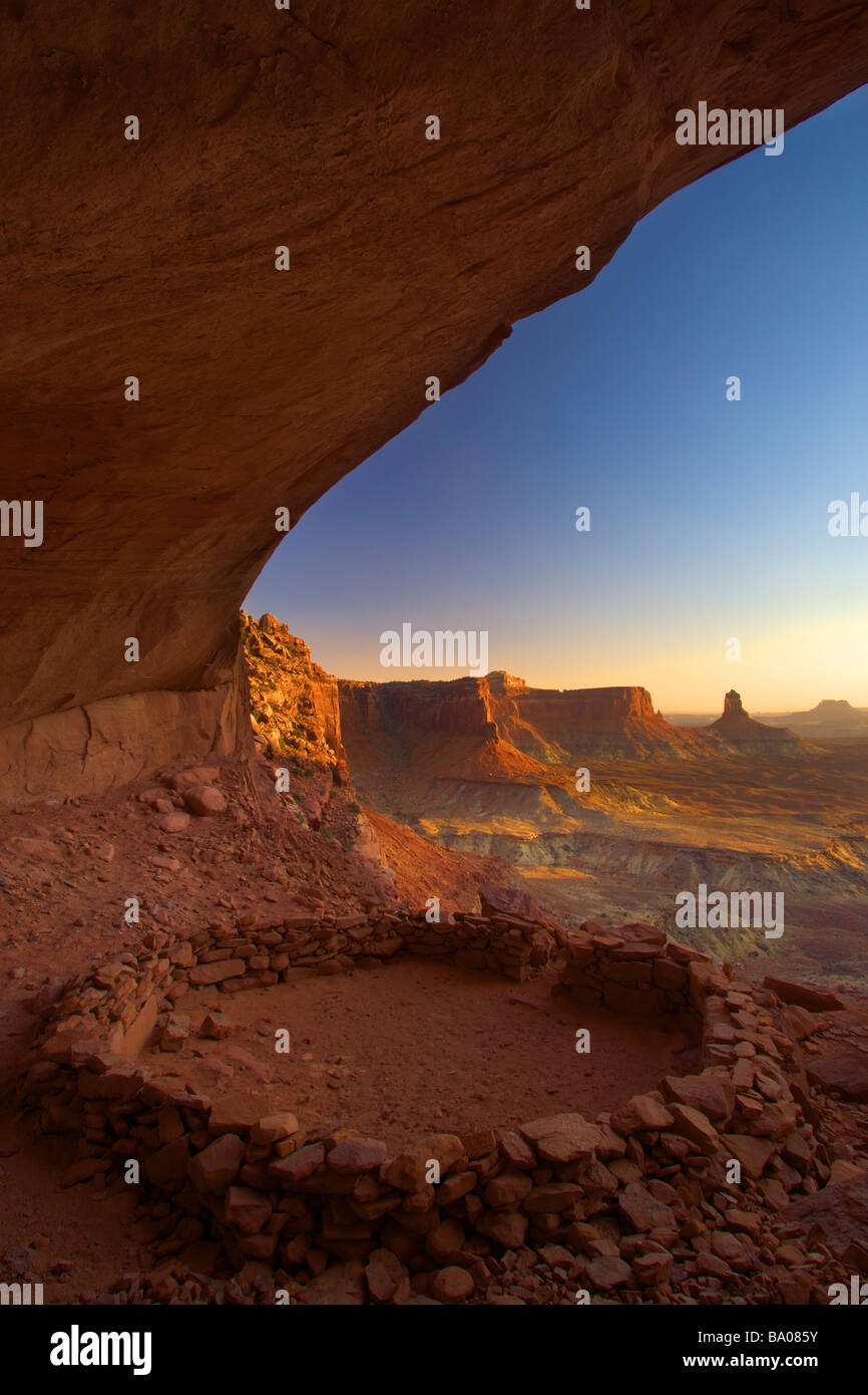 Native American structure known as False Kiva Island in the Sky ...