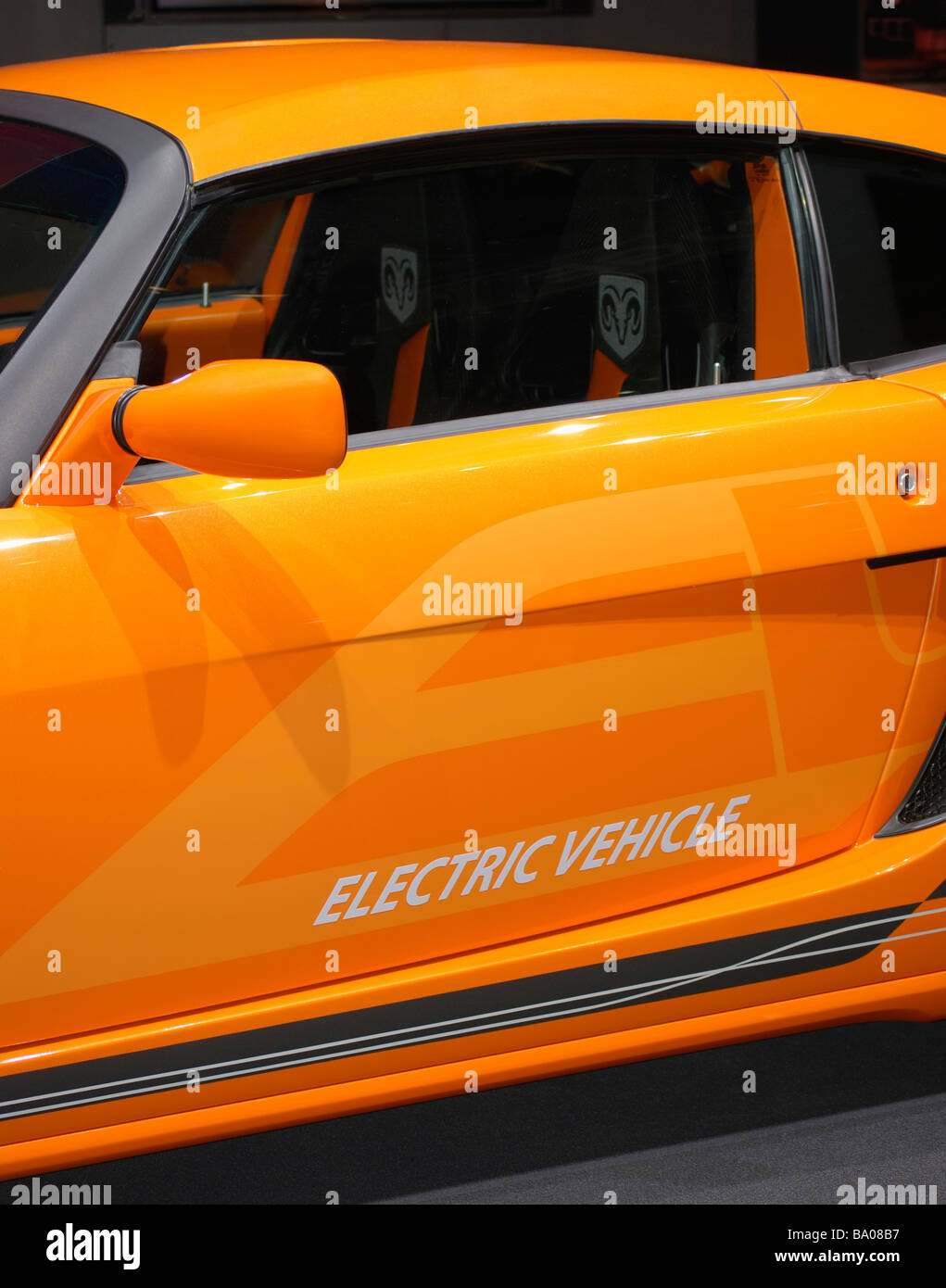 Zero emission, alternative fuel hybrid car Stock Photo - Alamy