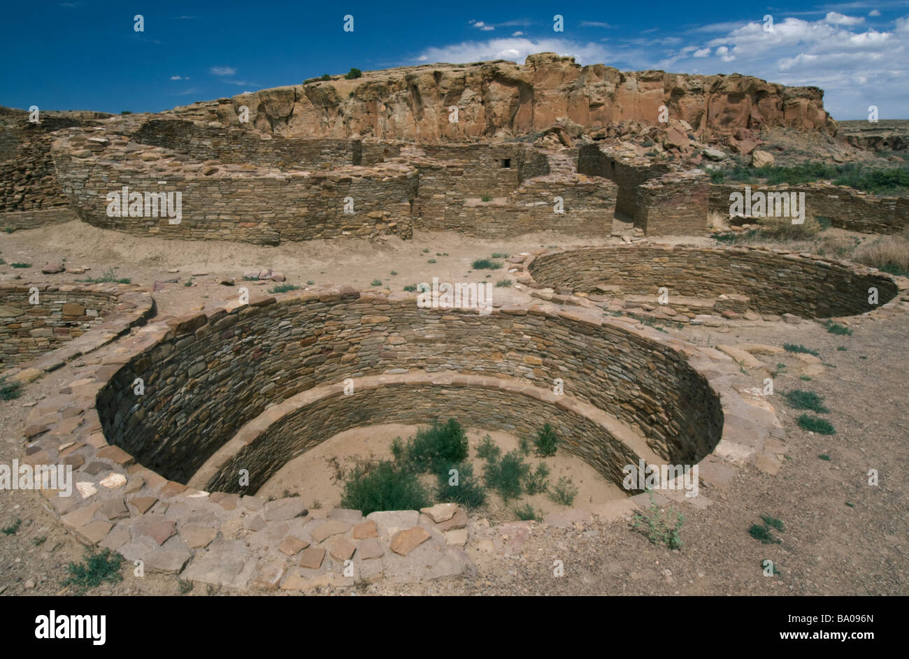 Chetro Ketl ceremonial kiva Chaco Culture National Historic Park New ...