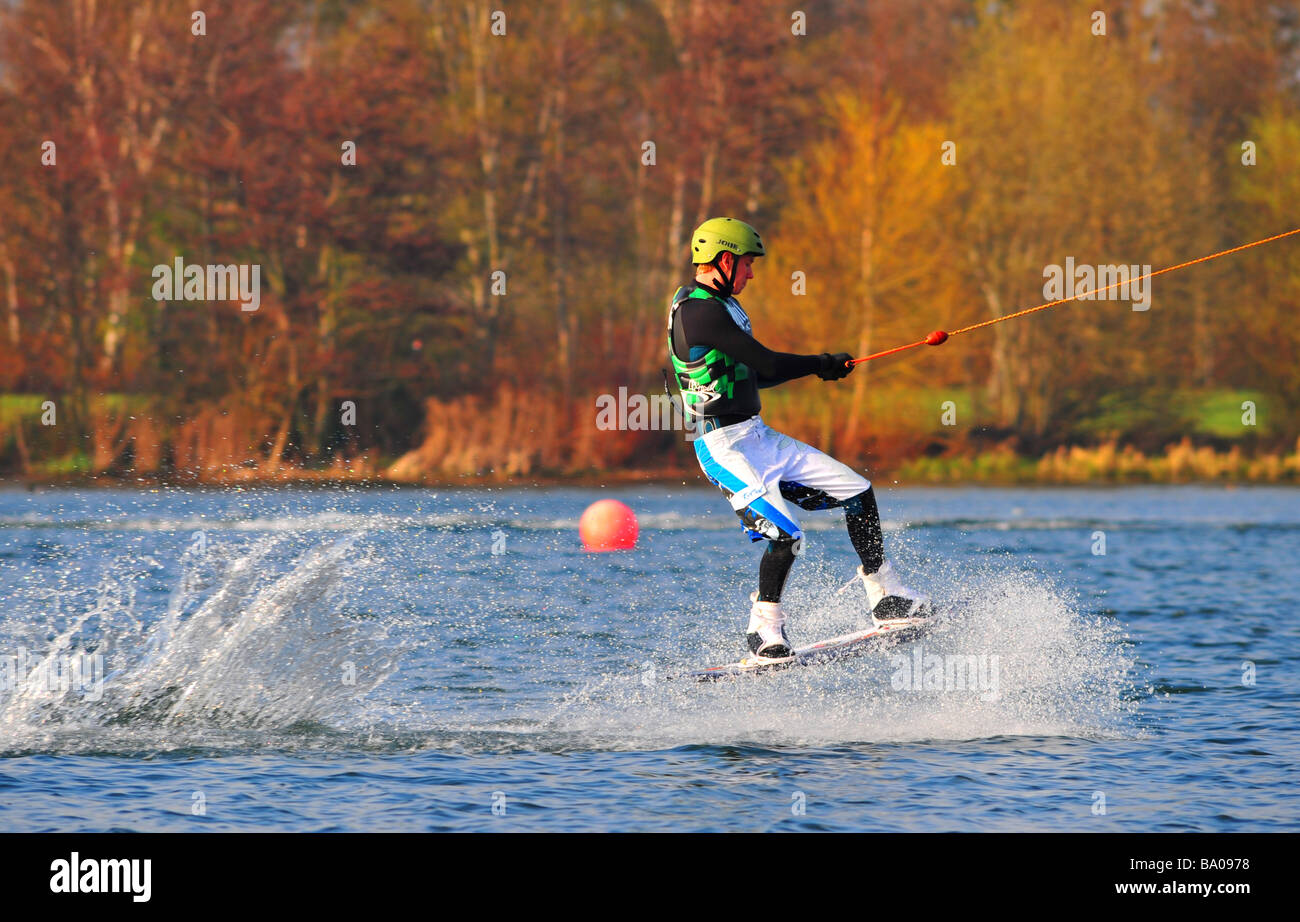 Water Ski, Wake Boarding Stock Photo - Alamy