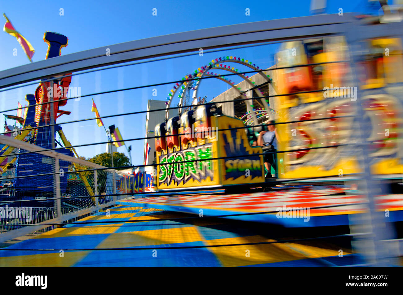 Carnival scenes at the Texas State fair Stock Photo - Alamy