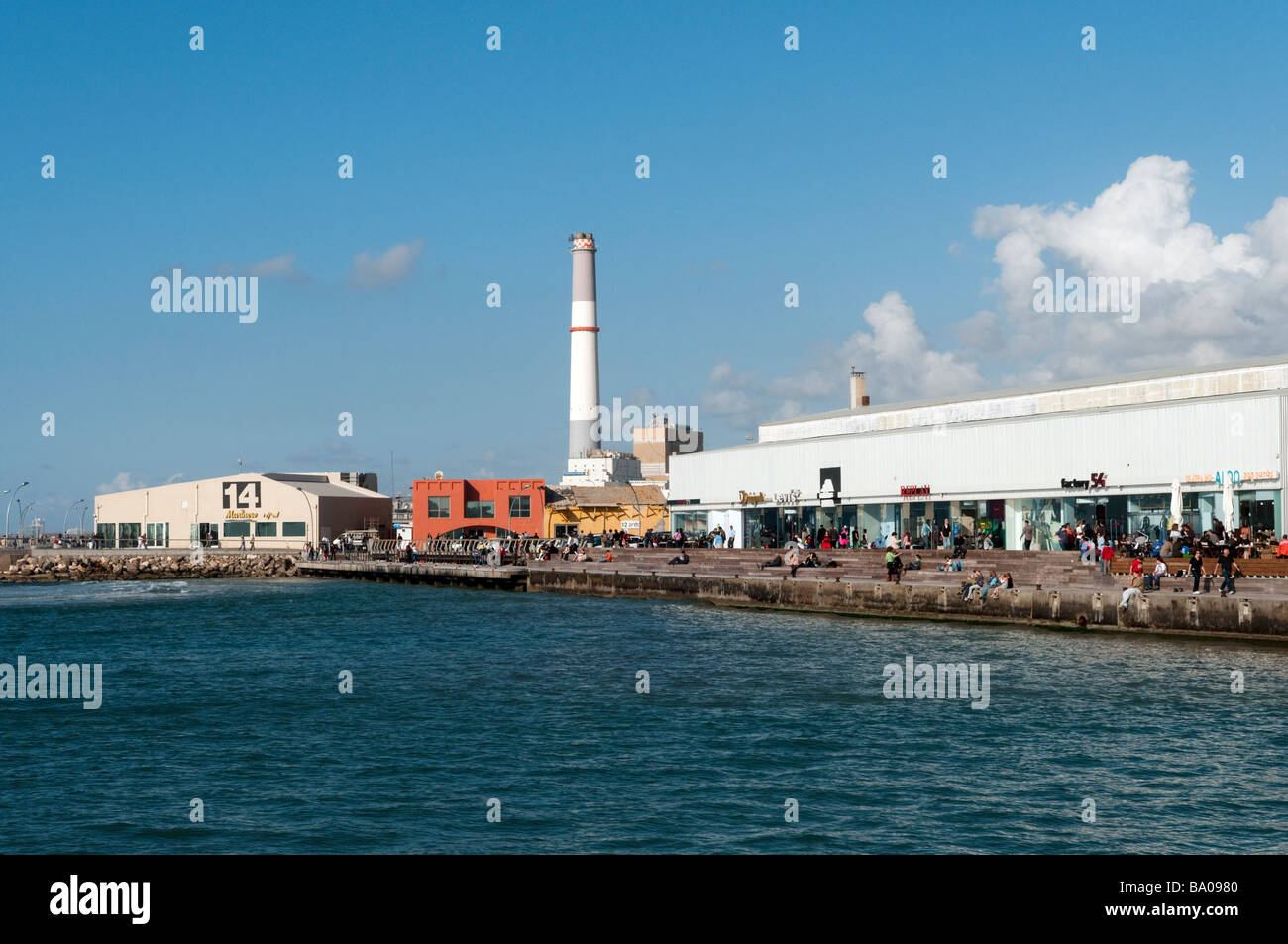 Old Tel Aviv Port area, Israel Stock Photo - Alamy