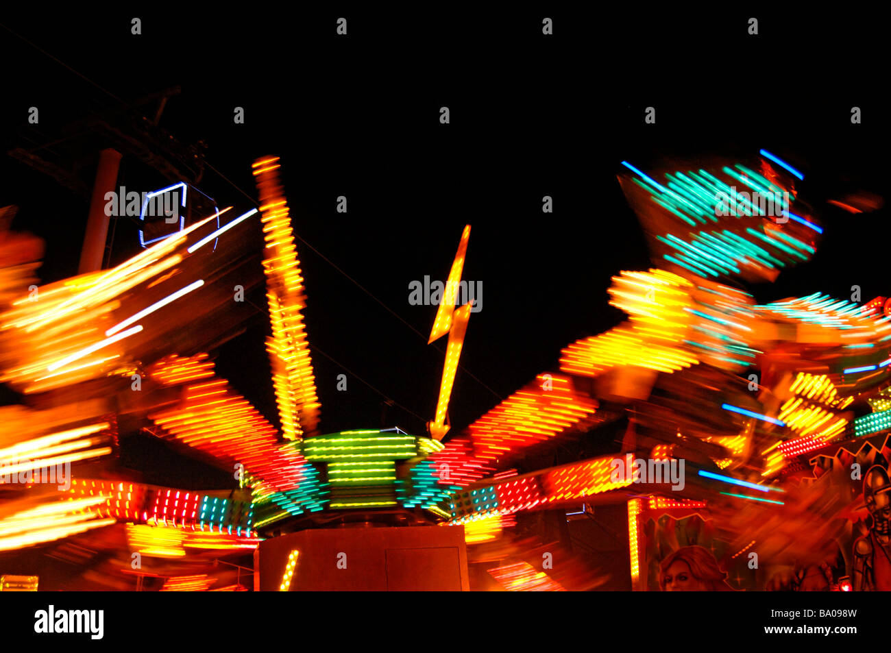 Carnival scenes at the Texas State fair Stock Photo - Alamy