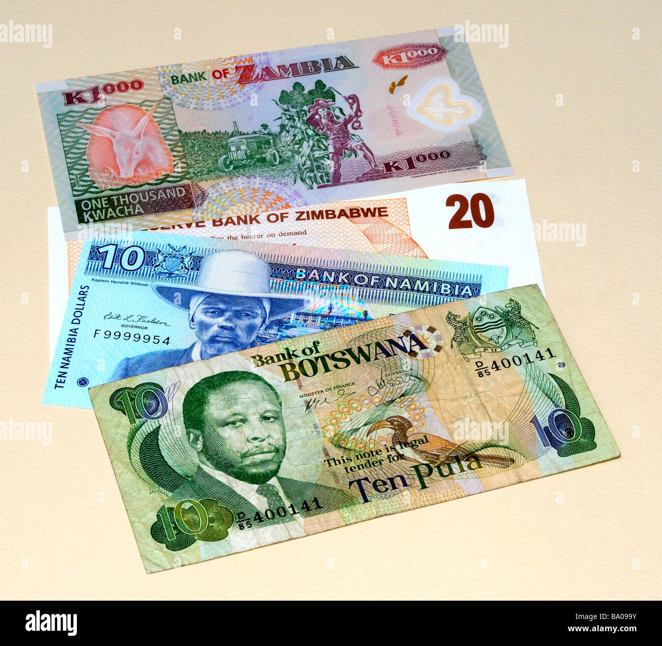 South African Bank Notes Stock Photo - Alamy