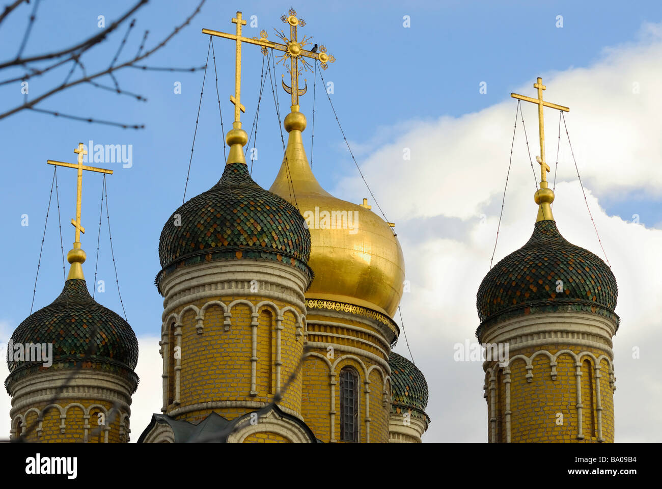 Domes of the Russian orthodox church Stock Photo - Alamy