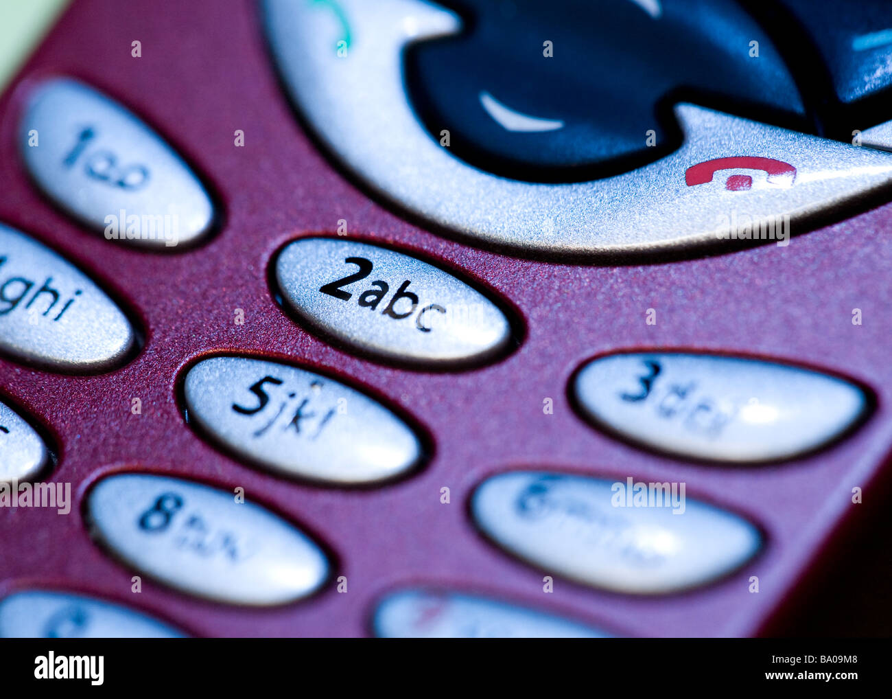 Retro mobile phone keypad closeup Stock Photo - Alamy