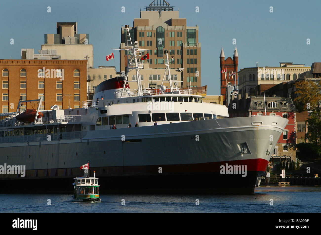The Coho ferry in Victoria, British Columbia's, Inner Harbour, Canada ...
