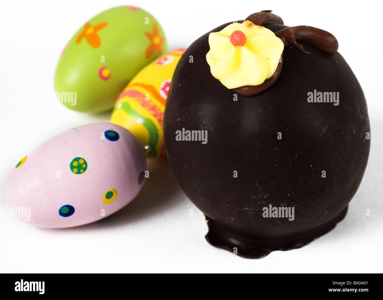 Easter egg candy Stock Photo - Alamy